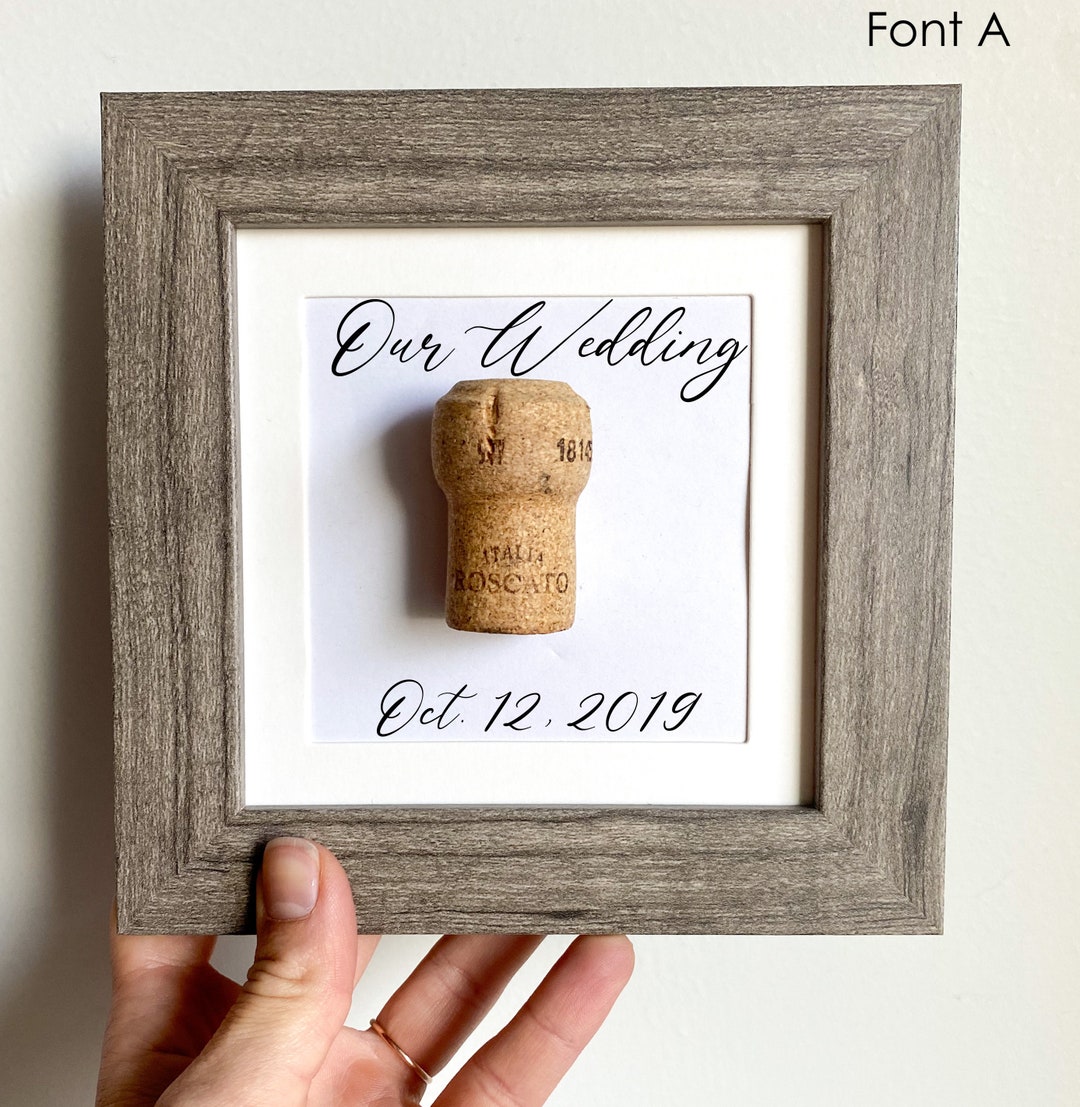 Personalized Cork Keepsake With Your Name, Title, and Specific Date ...
