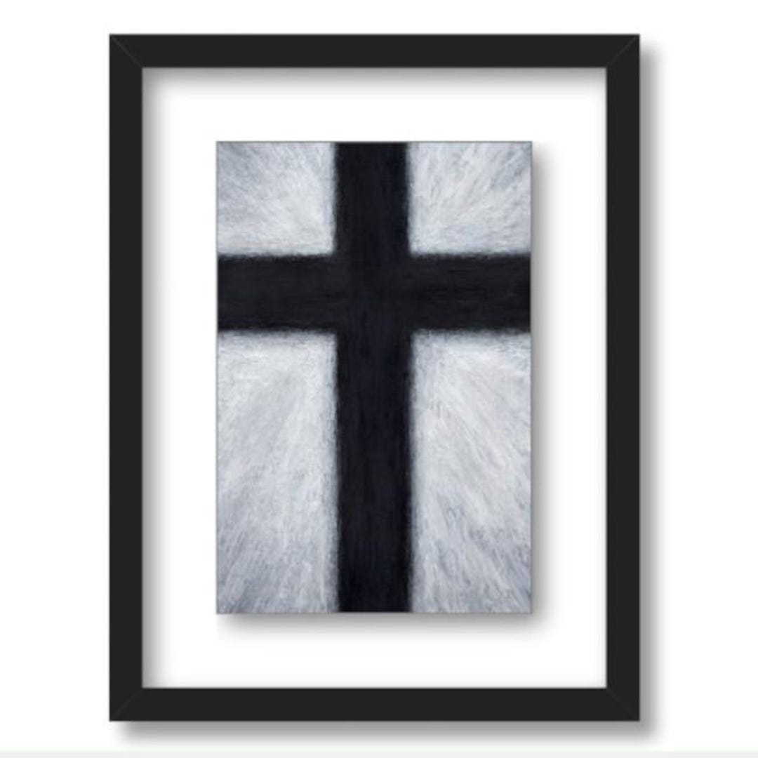 Abstract Cross Art Print: Christian Wall Decor by Jason Patrick INTXN ...