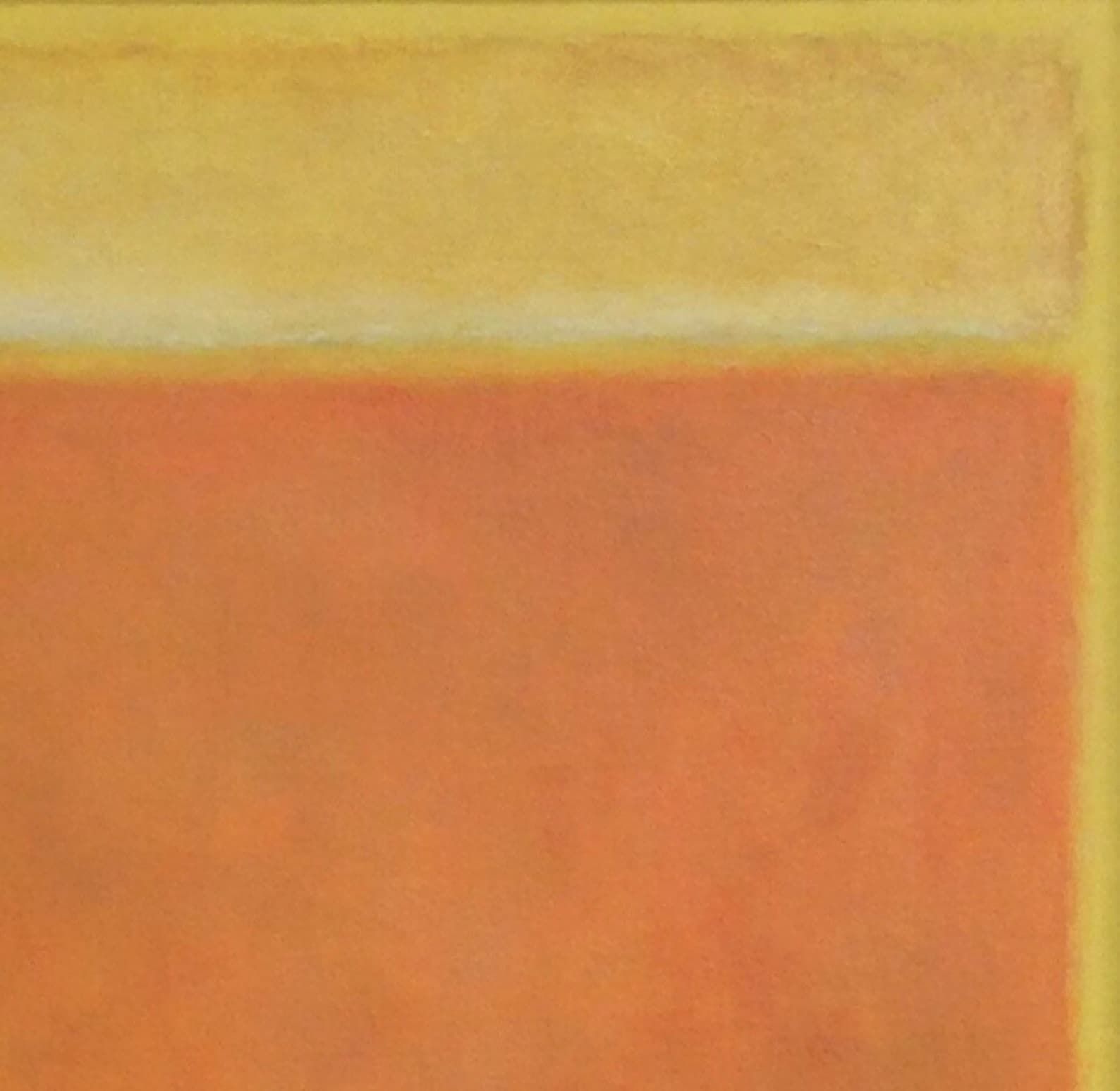 Hand Painted Saffron Abstract Color Field Painting on Canvas - Etsy