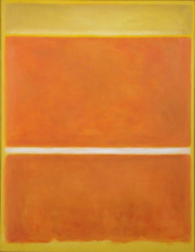 Hand Painted Saffron Abstract Color Field Painting on Canvas - Etsy