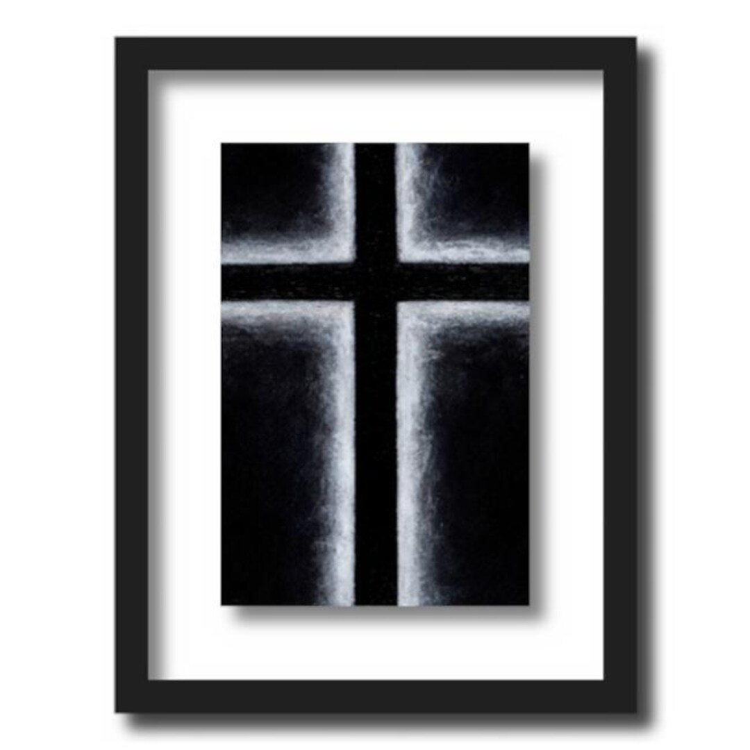 Abstract Cross Art Print: Modern Christian Wall Decor INTXN XVIII - Etsy