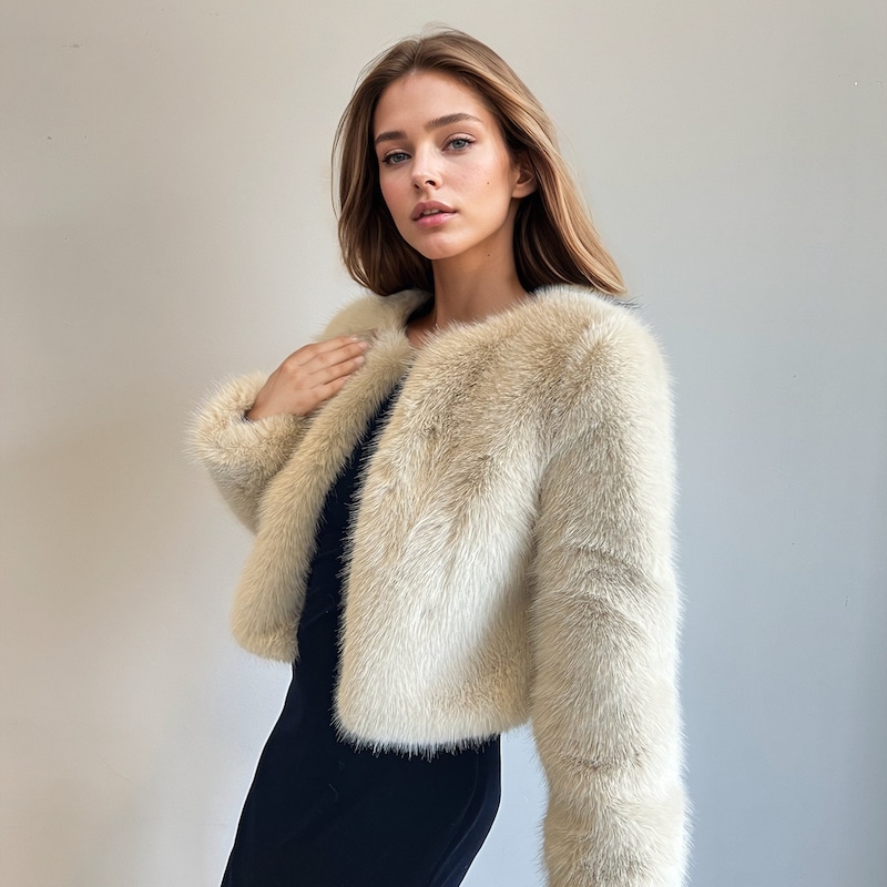 Faux Fur Jackets Womens - Etsy