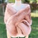 Red Faux Fur Bridal Wrap, Wedding Fur Shrug, Bridal Faux Fur stole fur ...
