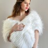 Light Ivory Flower Girl Faux Fur Wrap, Shawl kid Wht01 - Etsy