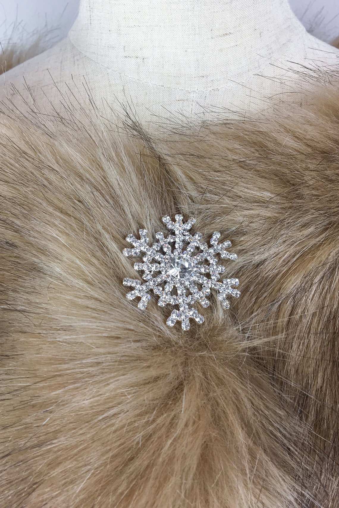 Honey Brown Flower Girl Faux Fur Wrap Shawl kid Lbrw03 | Etsy