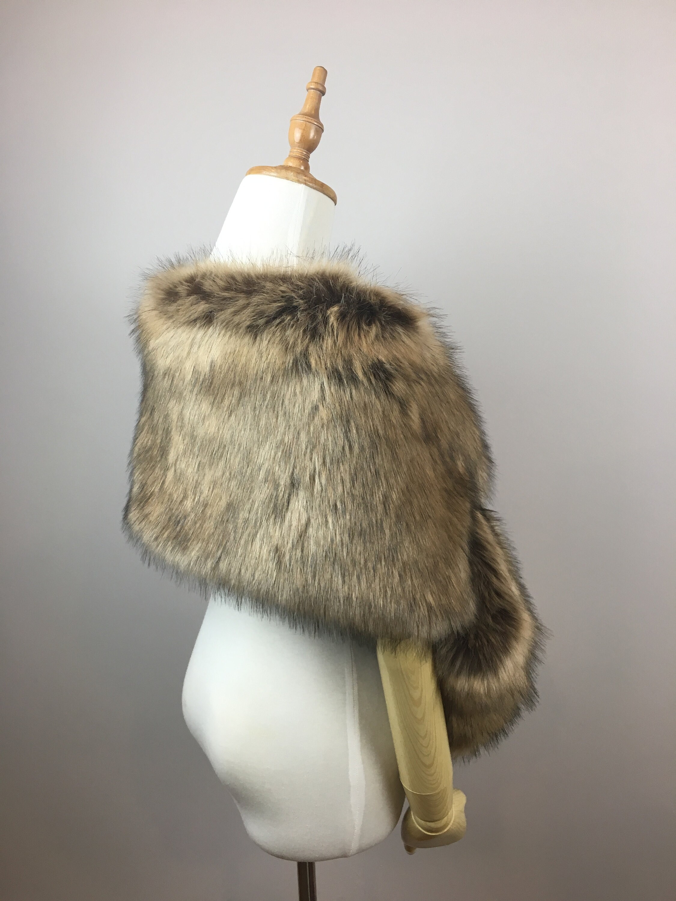 Brown Faux Fur Bridal Wrap Wedding Fur Shrug Brown Fur Wrap - Etsy Canada