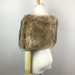 Brown Faux Fur Bridal Wrap, Wedding Fur Shrug, Brown Fur Wrap, Bridal ...