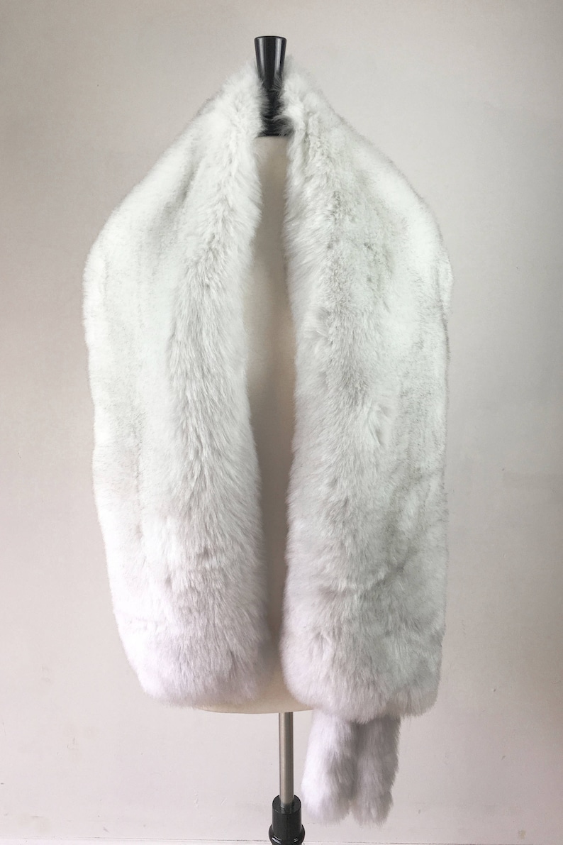 Light Grey Faux Fur Shawl, Wedding Wrap, Bridal Stole - Etsy