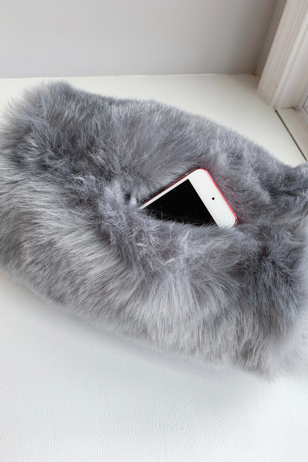 Fur Muff With Phone Pocket, Bridal Muff, Bridesmaids Muff, Wedding Muff ...