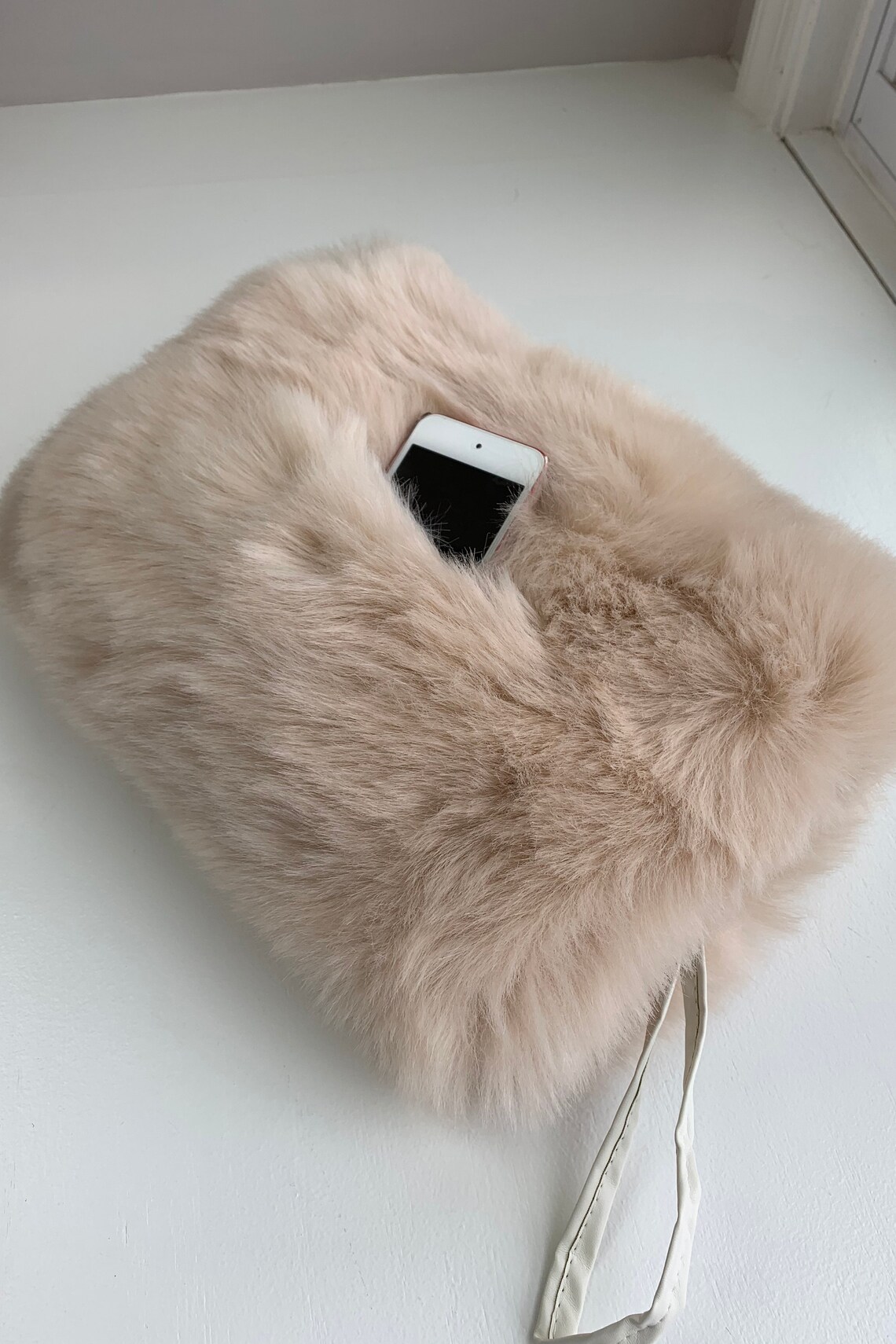 Fur Muff With Phone Pocket Bridal Muff Bridesmaids Muff - Etsy