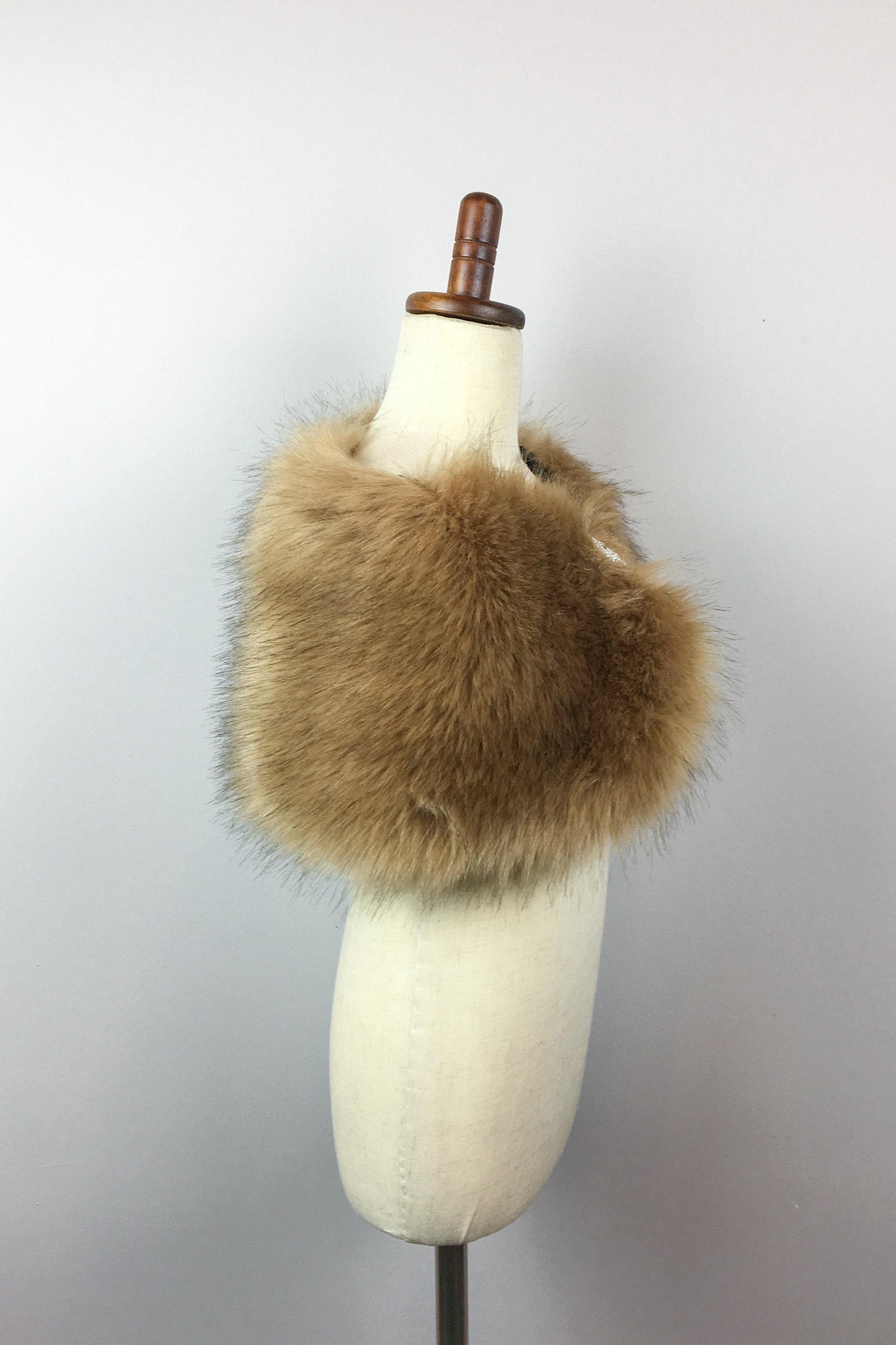 Honey Brown Flower Girl Faux Fur Wrap Shawl kid Lbrw03 | Etsy