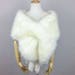 Ivory Faux Fur Bridal Wrap Wedding Fur Shrug Ivory Fur Wrap - Etsy