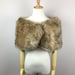Brown Faux Fur Bridal Wrap, Wedding Fur Shrug, Brown Fur Wrap, Bridal ...