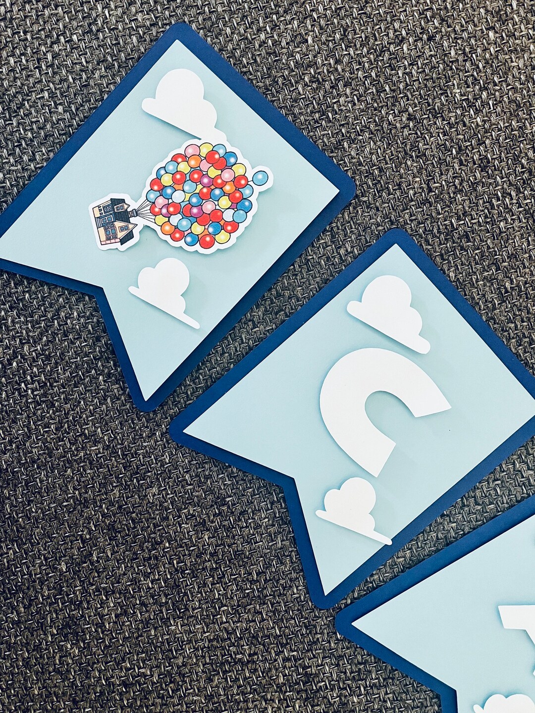 Up Themed Name Banner - Etsy