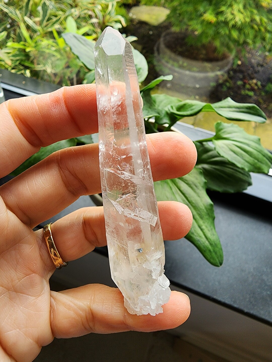 ET Laser Quartz Crystal: Devic Temple, Self Healed Base, Diamantina ...