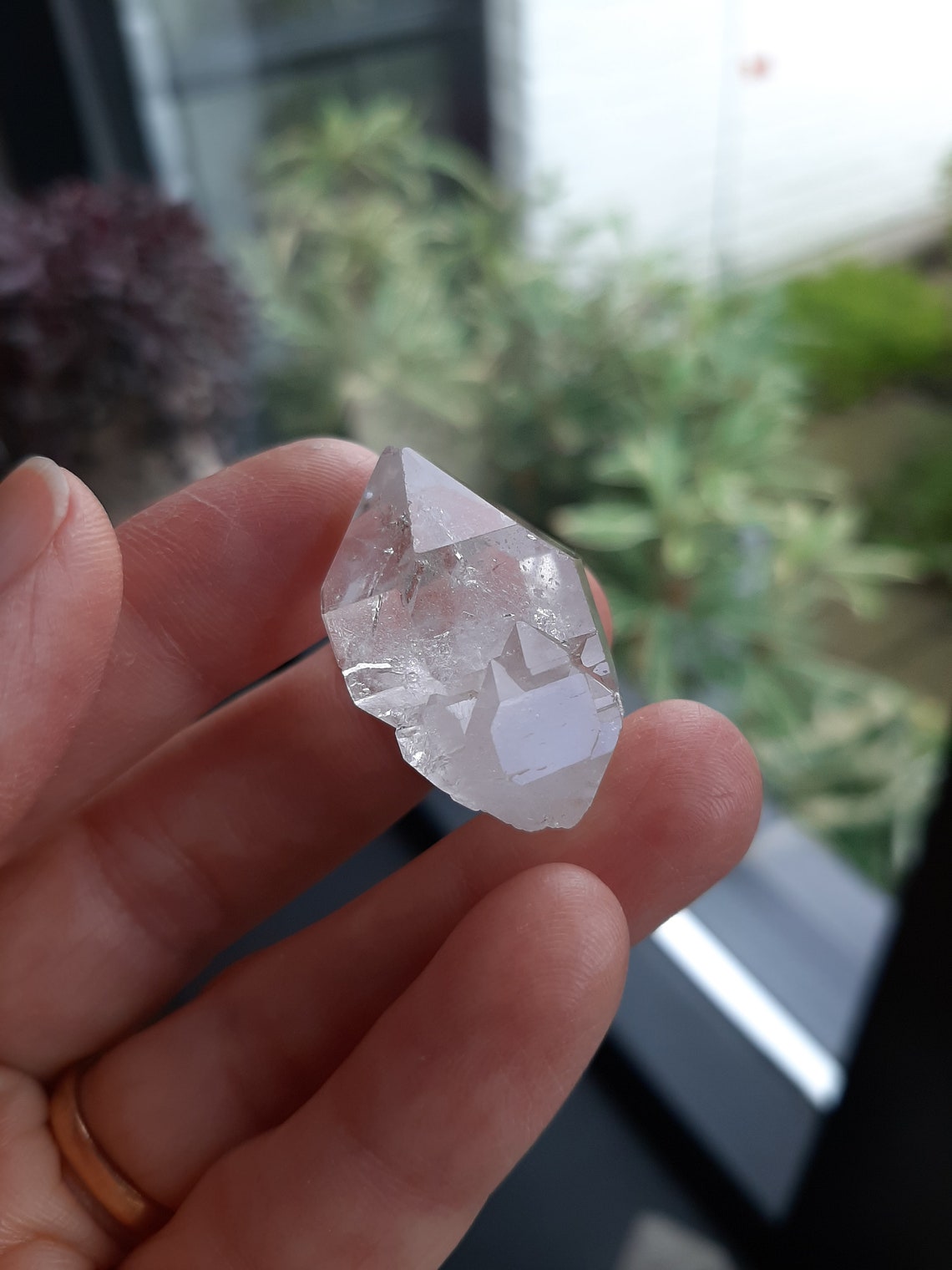 Petite Double Terminated Elestial Fenster Quartz Clusters From - Etsy