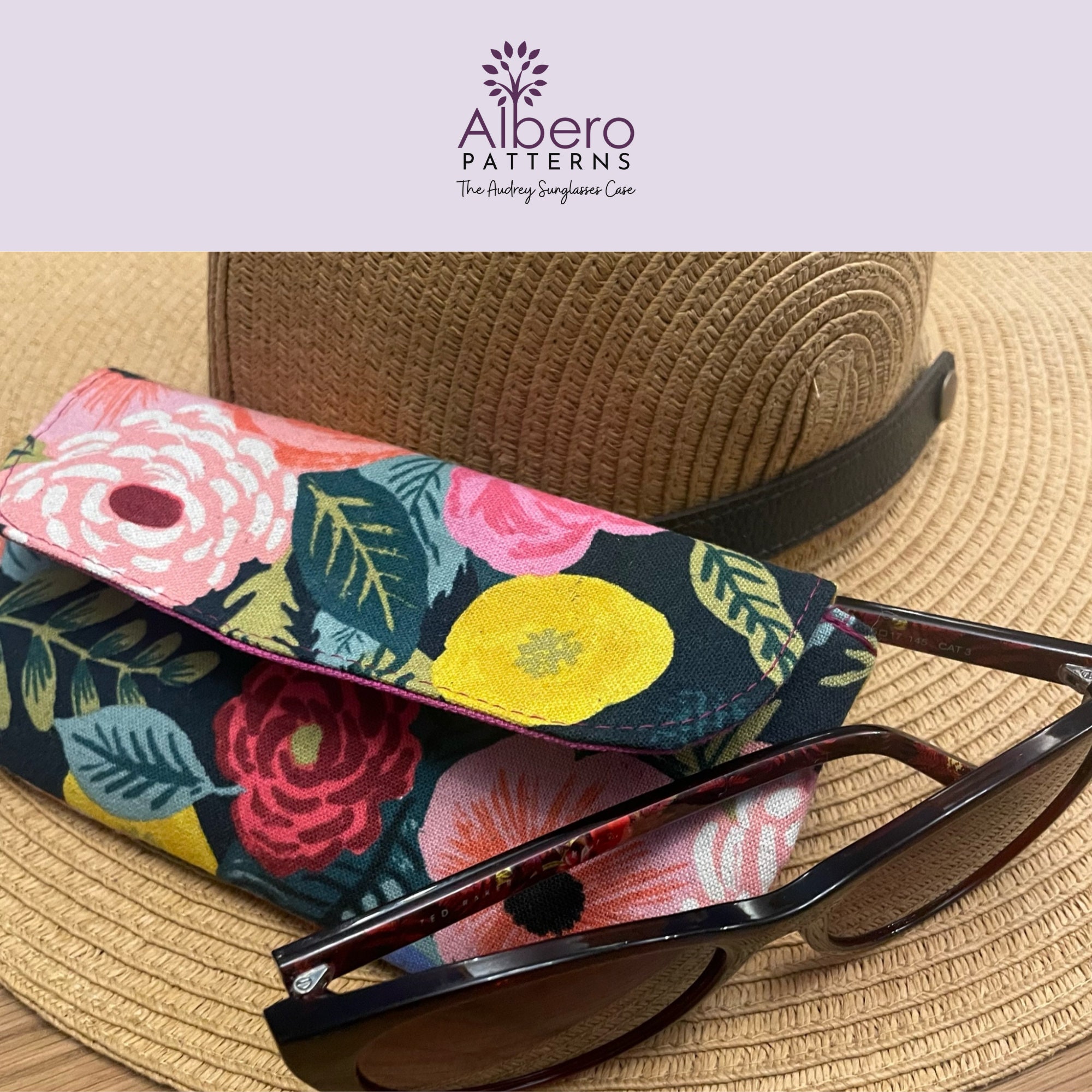 Audrey Sunglasses Case Sewing Pattern: Beginner DIY Project (PDF ...