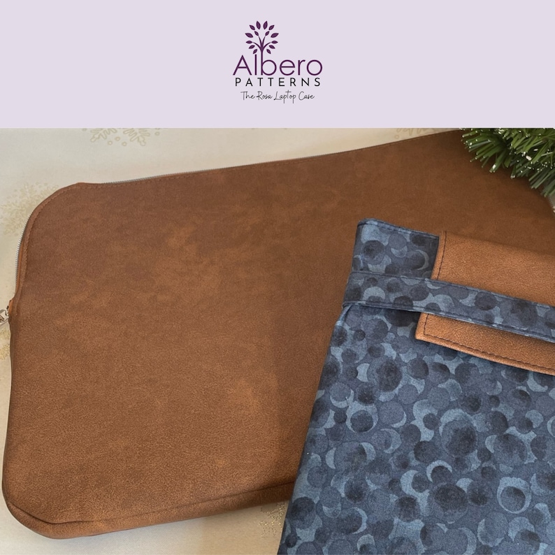 Rosa Laptop Case Sewing Pattern // DIY Laptop Sleeve With Zipper PDF ...