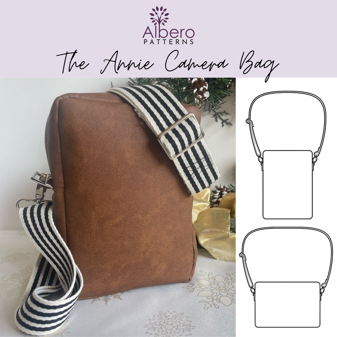 Camera Bag Sewing Pattern // Crossbody Bag Pattern for Beginners ...