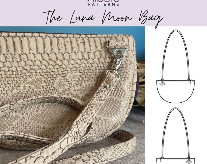 Crosstown Crescent Bag PDF Sewing Pattern - Etsy Canada