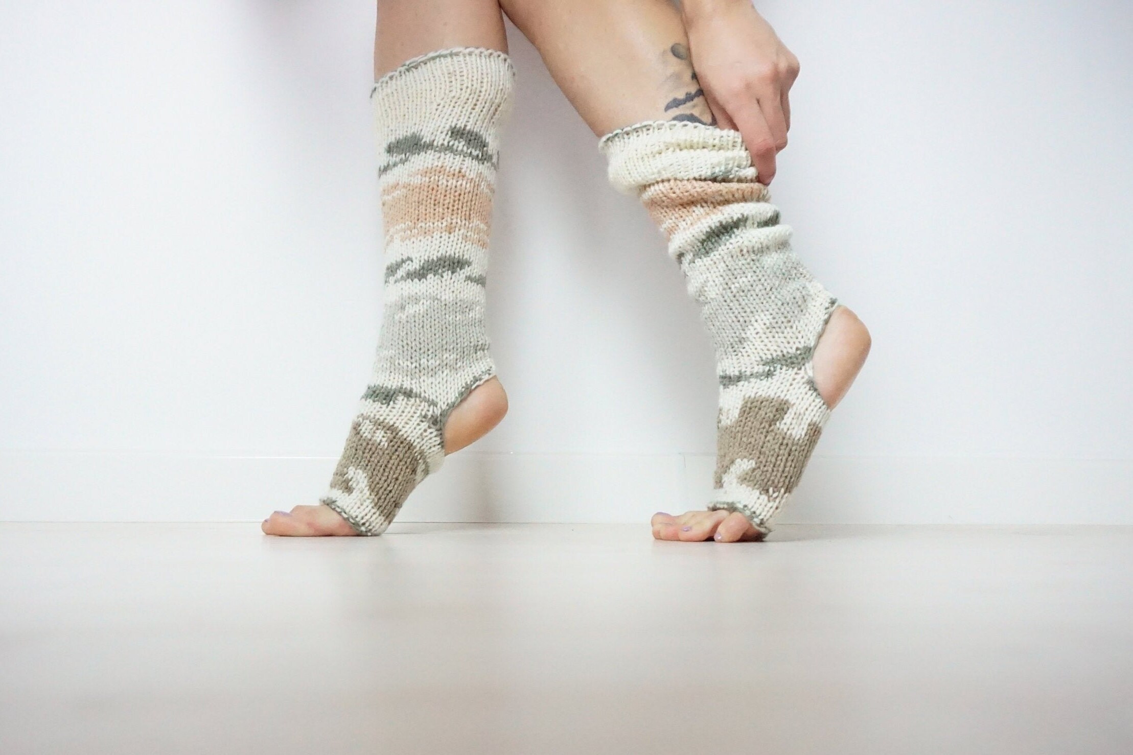 Leg Warmers Knee High Socks Yoga Socks Boot Socks Yoga Leg | Etsy