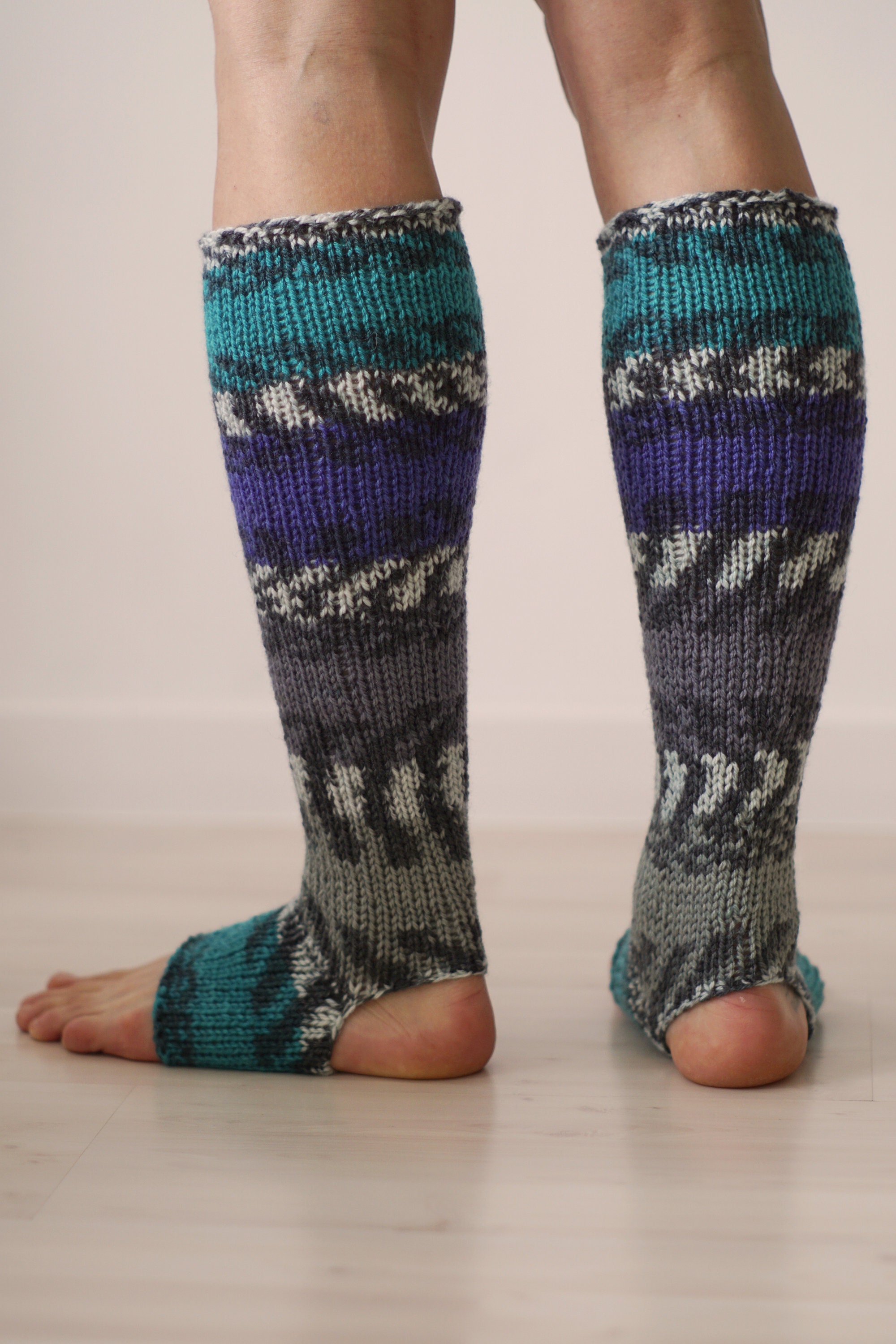 Lounge Socks Leg Warmers Socks for Yoga High Socks Comfy - Etsy