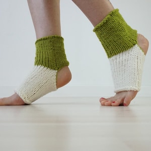 Flip Flop Socks, Toeless Yoga Socks, Knit Socks, Color Block Socks ...