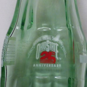Ohio State 25th Anniversary Commemorative Coke Bottle Bowl - Etsy