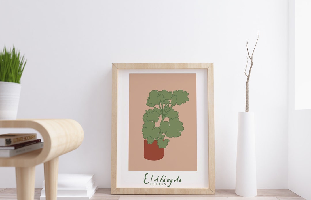 Geranium Flower Print, Aesthetic Wall Art - Etsy