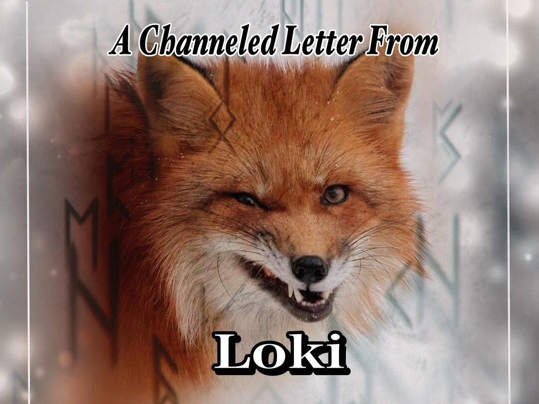 Channeled Letter/reading From Loki | Digital Delivery - Etsy