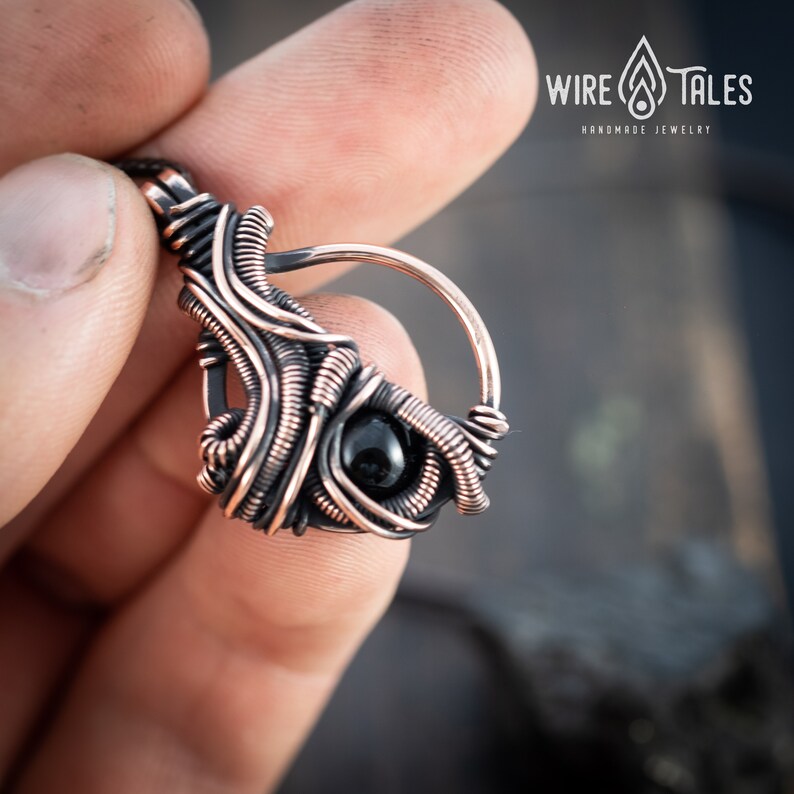 Unique Protection Amulet Onyx mens Necklace Gift for women | Etsy