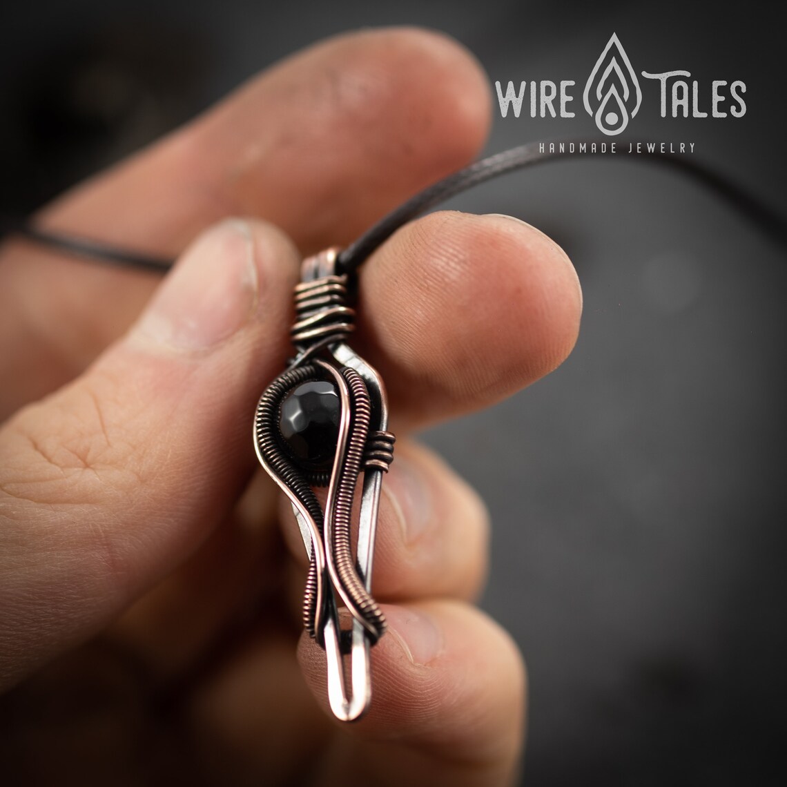 Unique Protection Amulet Onyx Mens Necklace Viking Jewelry | Etsy