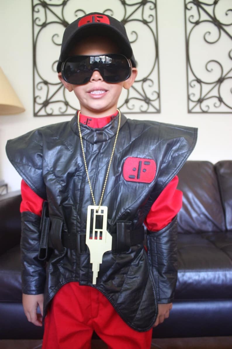 New Childs Boys V the VISITORS Alien Lizard SHOCKTROOPER Shock Trooper ...