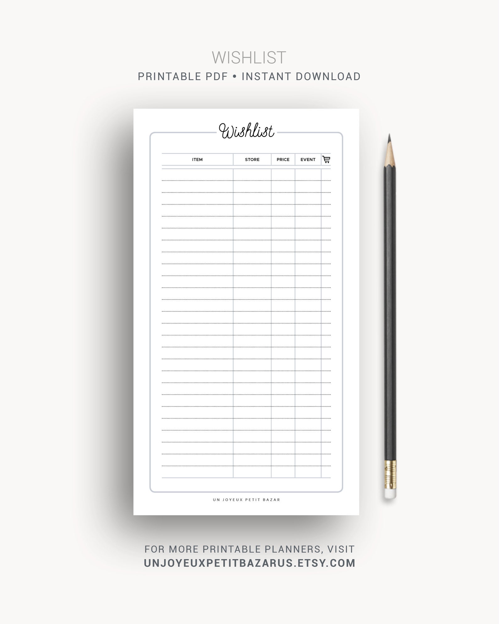 Wishlist Tracker, Bucket List, Christmas Gift List, Birthday Wishlist ...