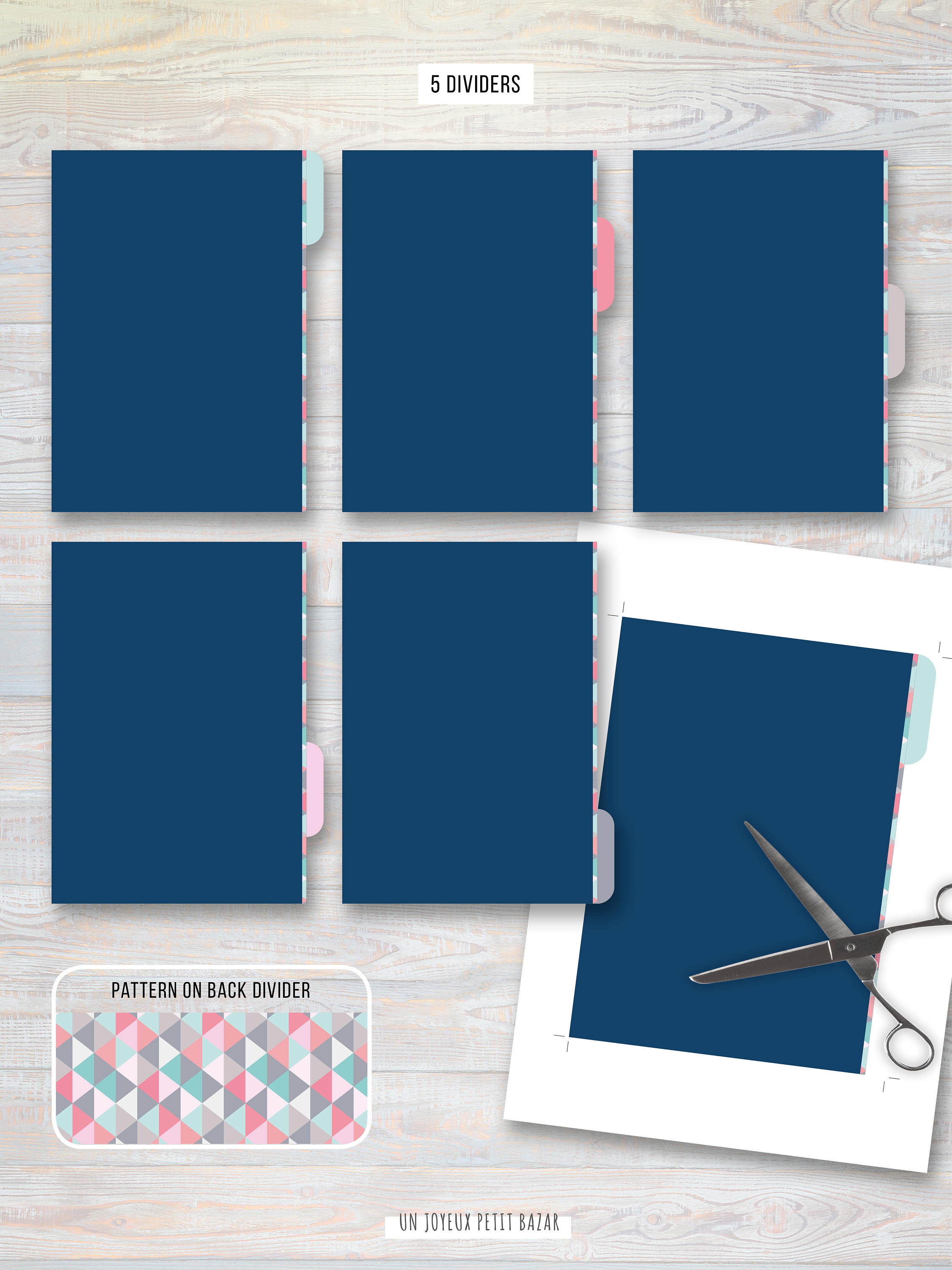 PLANNER COVER PAGE & Accessories, Printable, Cover Page, Divider ...