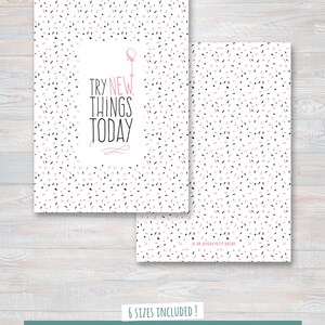 PLANNER COVER PAGE & Accessories, Printable, Cover Page, Divider ...