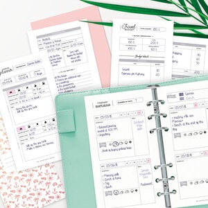 TRAVEL PLANNER Printable, Vacation Planner Kit, Travel Journal, Trip ...
