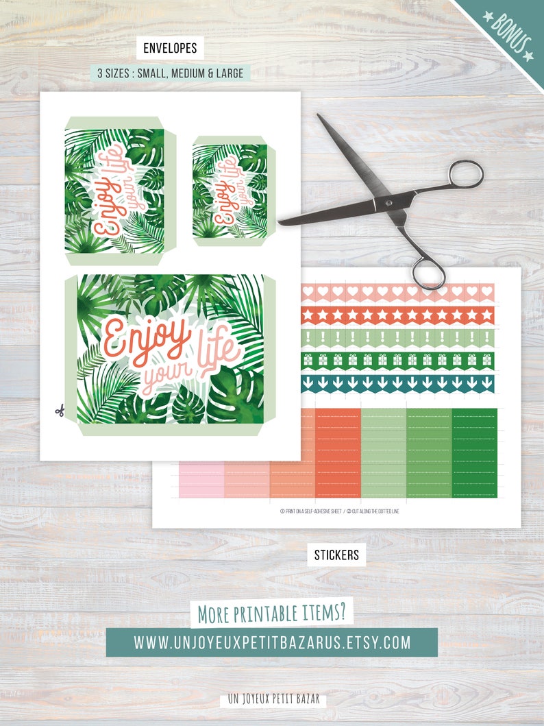 PLANNER COVER PAGE & Accessories Printable Cover Page - Etsy