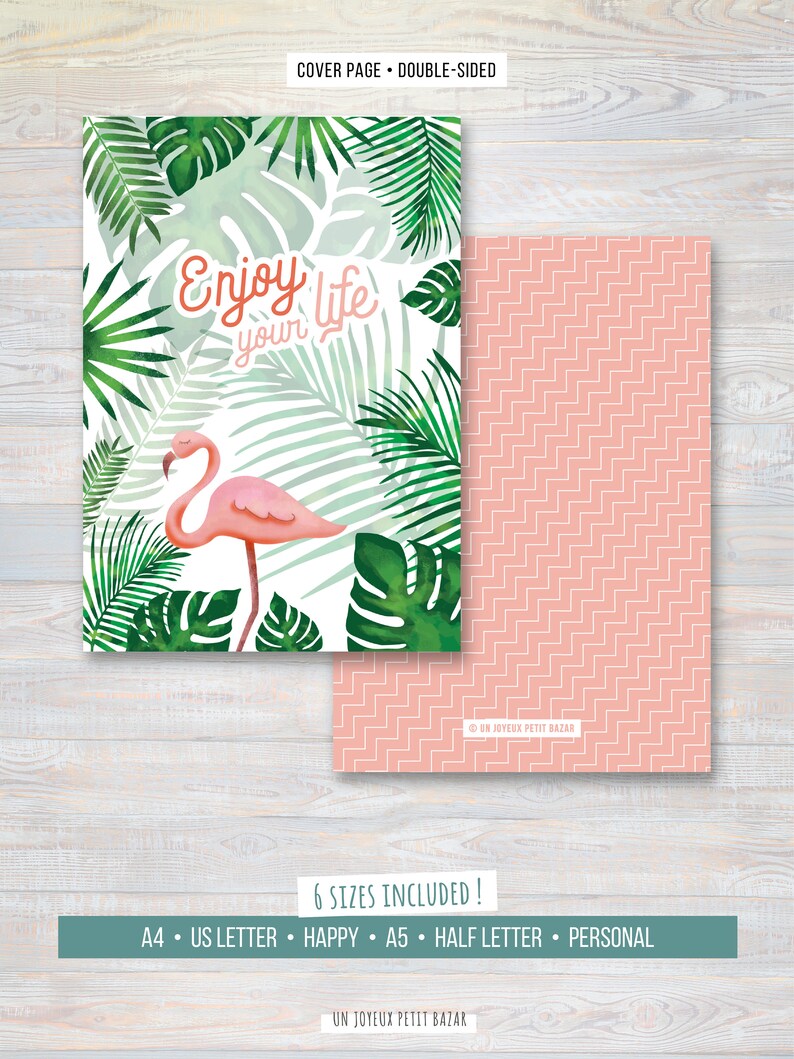 PLANNER COVER PAGE & Accessories, Printable, Cover Page, Divider ...