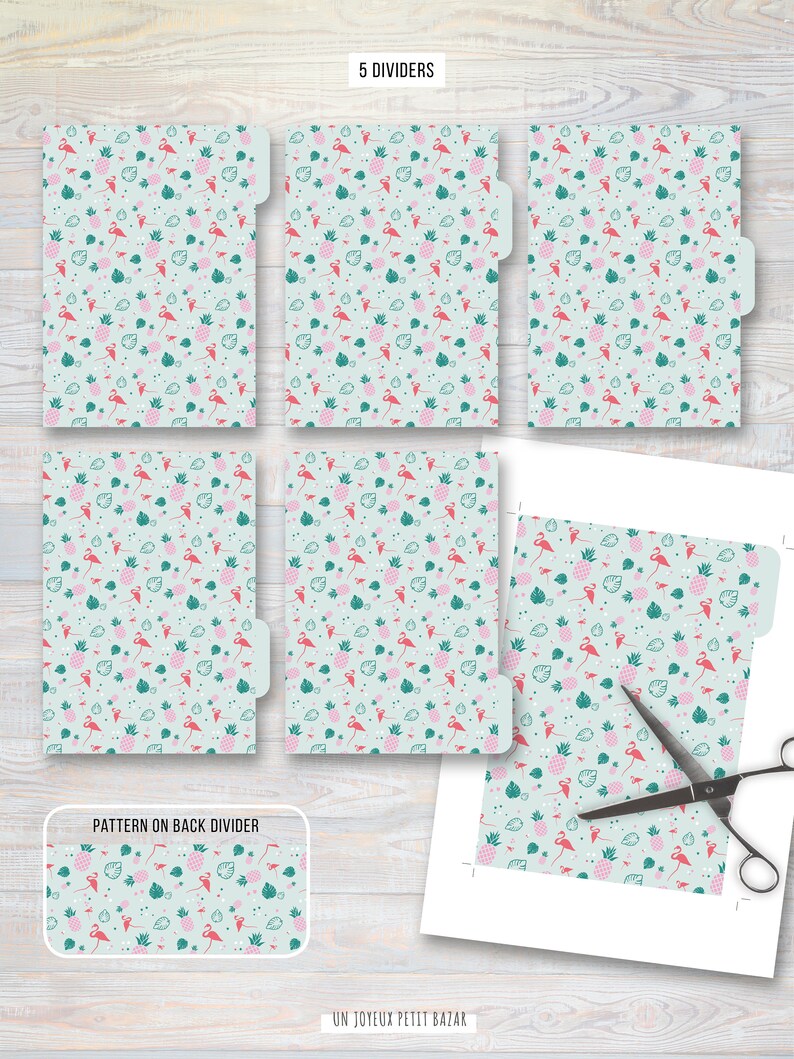PLANNER COVER PAGE & Accessories, Printable, Cover Page, Divider ...