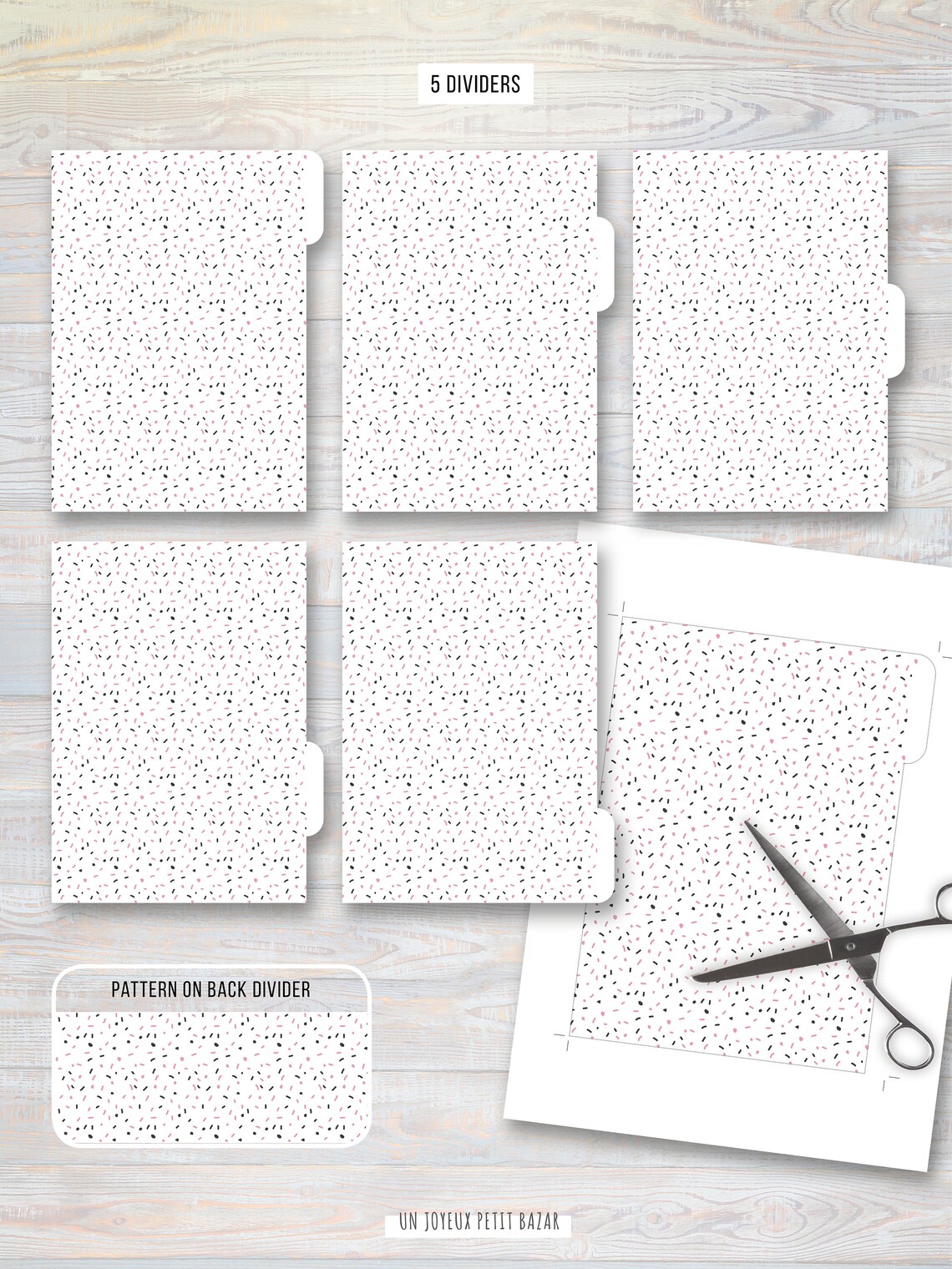 PLANNER COVER PAGE & Accessories, Printable, Cover Page, Divider ...
