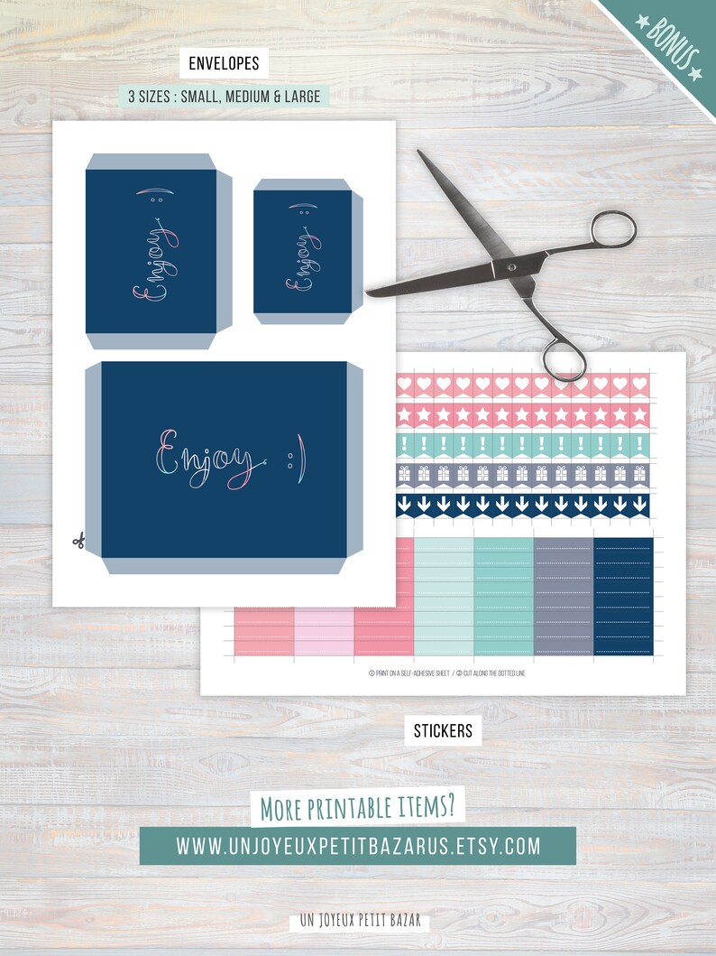 PLANNER COVER PAGE & Accessories, Printable, Cover Page, Divider ...