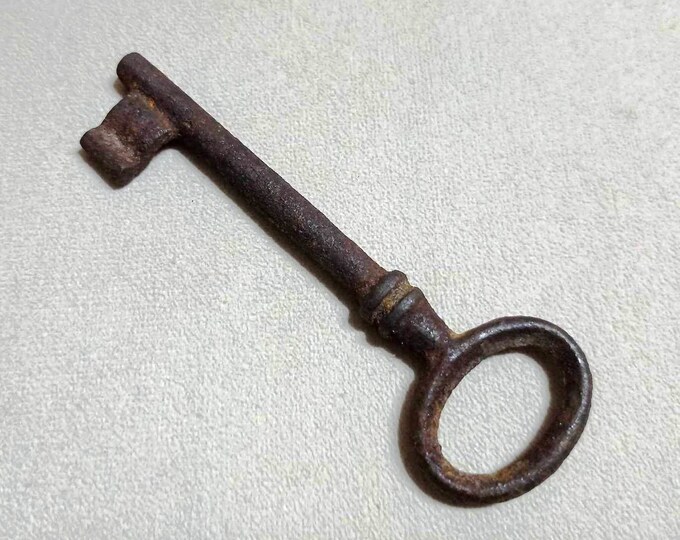 Rare Old Antique Big Steel Key, Metal Skeleton Key, Handmade Key ...