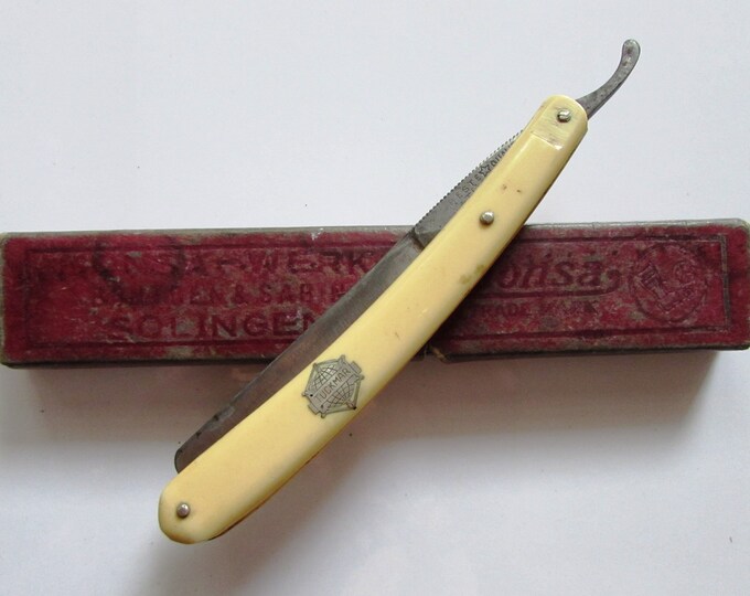 Rare Old Vintage Germany Straight Razor - TUCKMAR SOLINGEN - Etsy