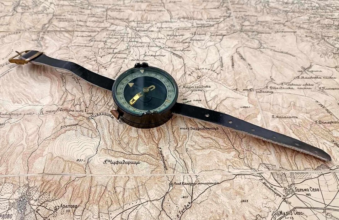 Rare Old Antique Soviet Military/army Officer Compass Adrianov 1945's ...