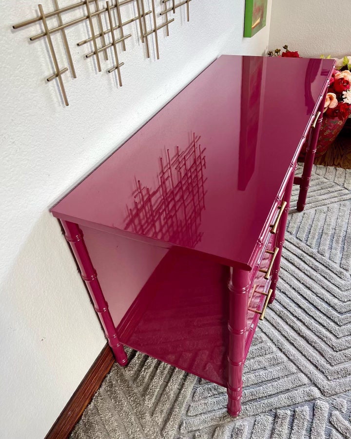 CUSTOMIZABLE Henry Link Faux Bamboo Lingerie Chest in the - Etsy