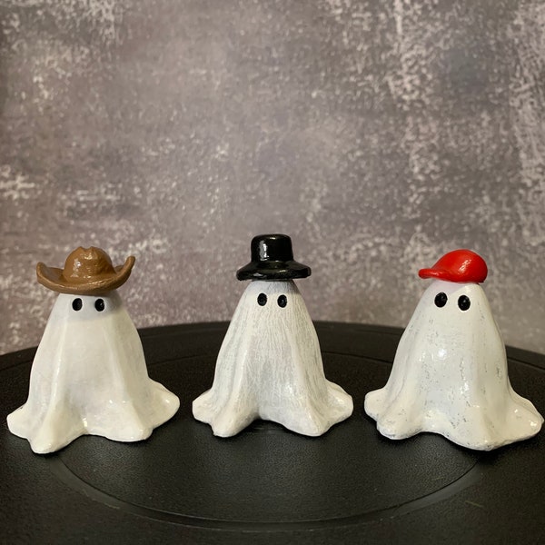 Clay Sculpture Ghost - Etsy