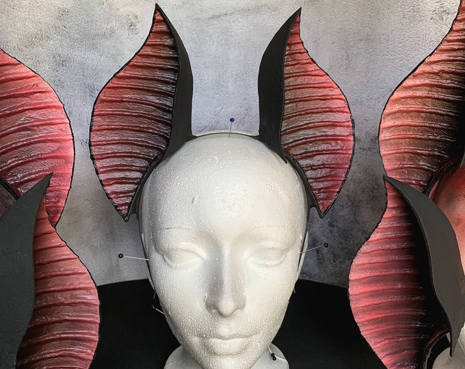 Bat Ears Headpiece, Halloween Costume, Cosplay - Etsy