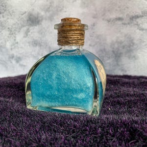 Skyrim Themed Blue Potion Bottle, Elixir of Magicka - Etsy