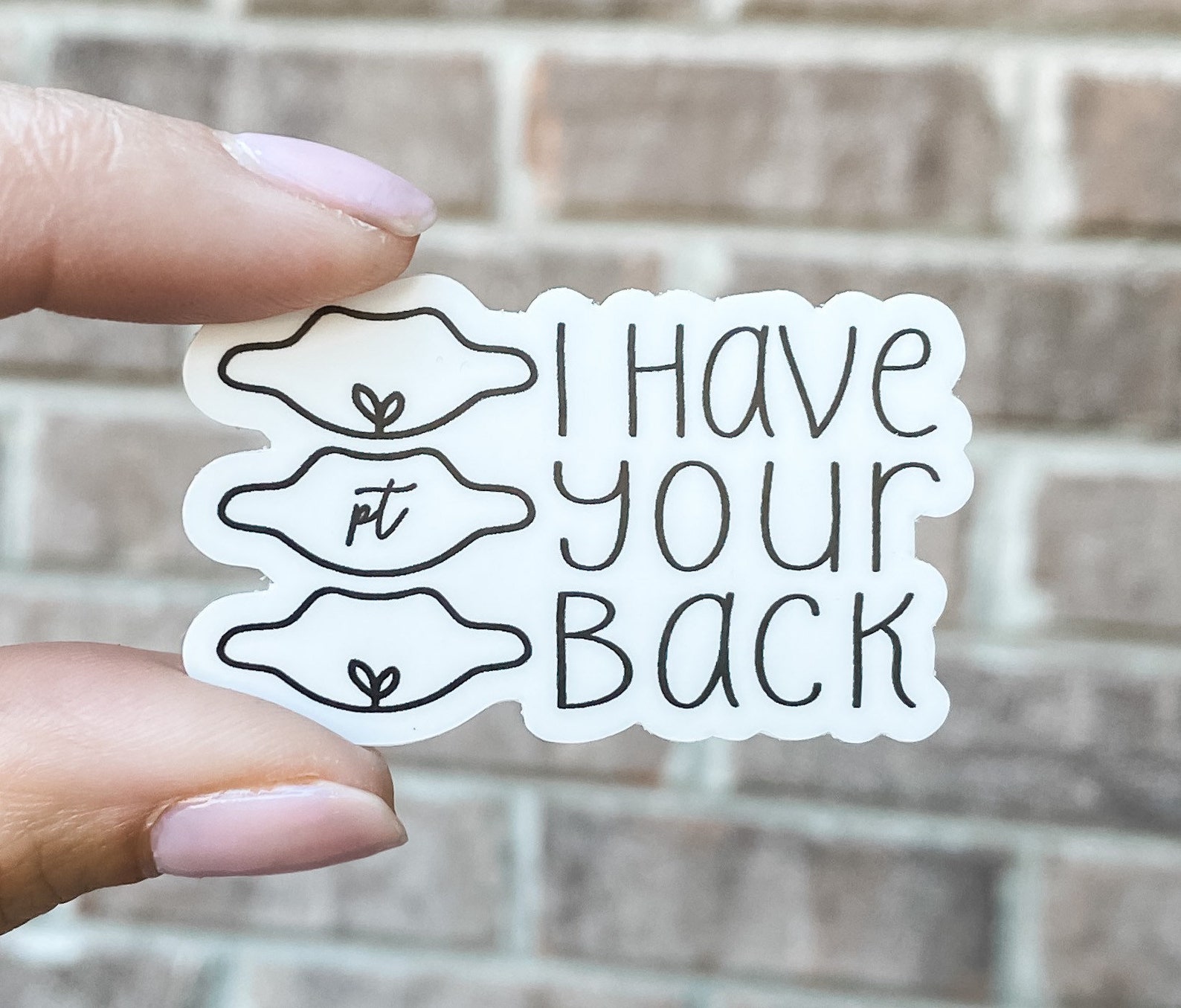 I have your back PT sticker | Etsy